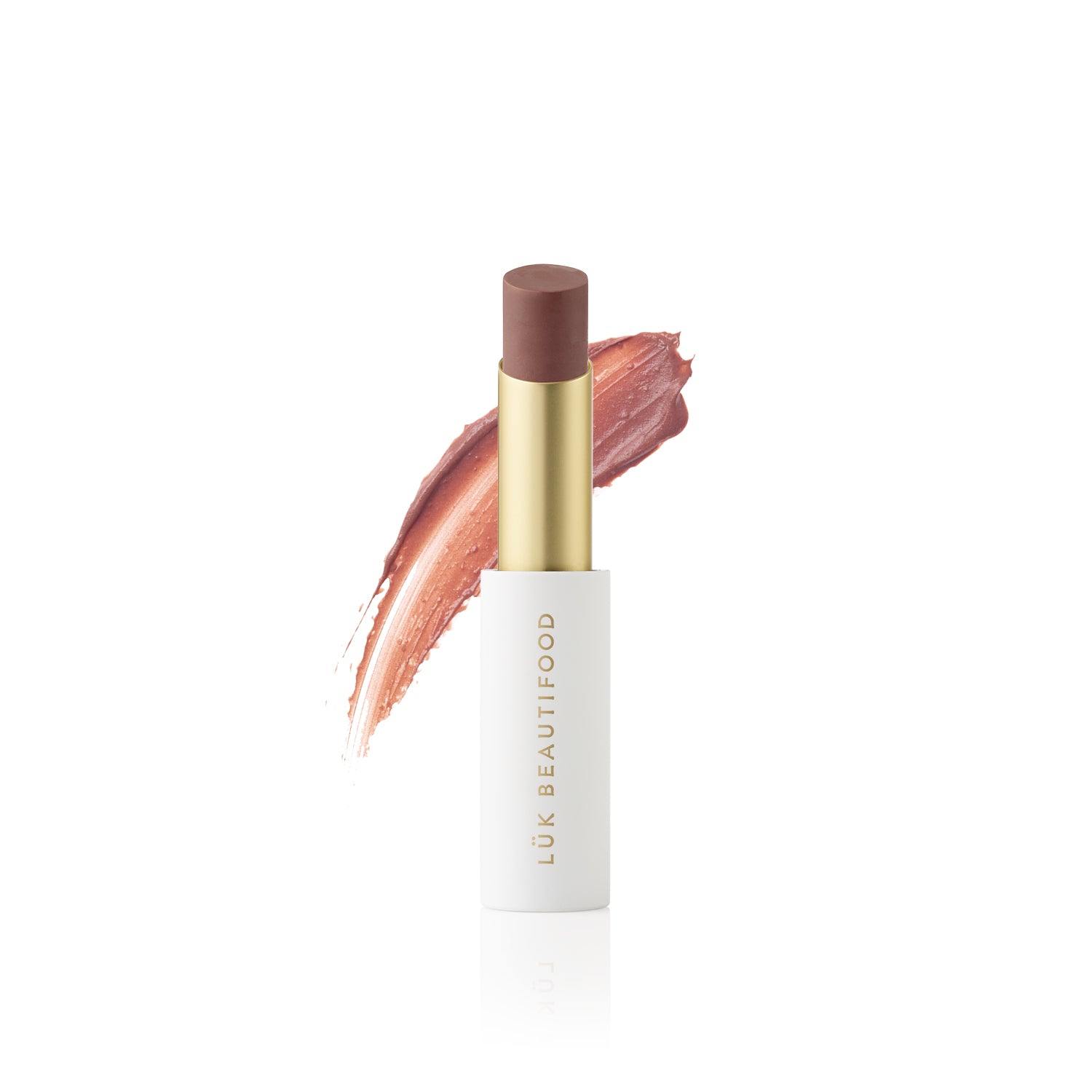 Luk Beautifood Lip Nourish Natural Lipstick - Tea Rose - Dusky Pink